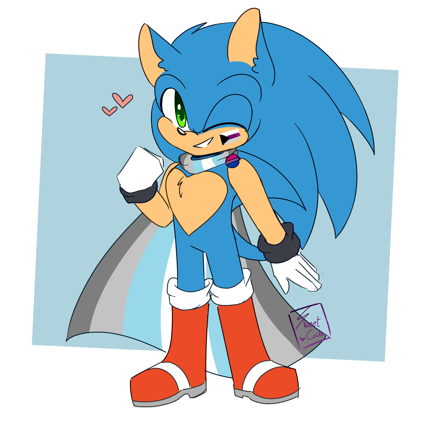 4115 Safe Artistsyrcaii Sonic The Hedgehog Hedgehog Abstract