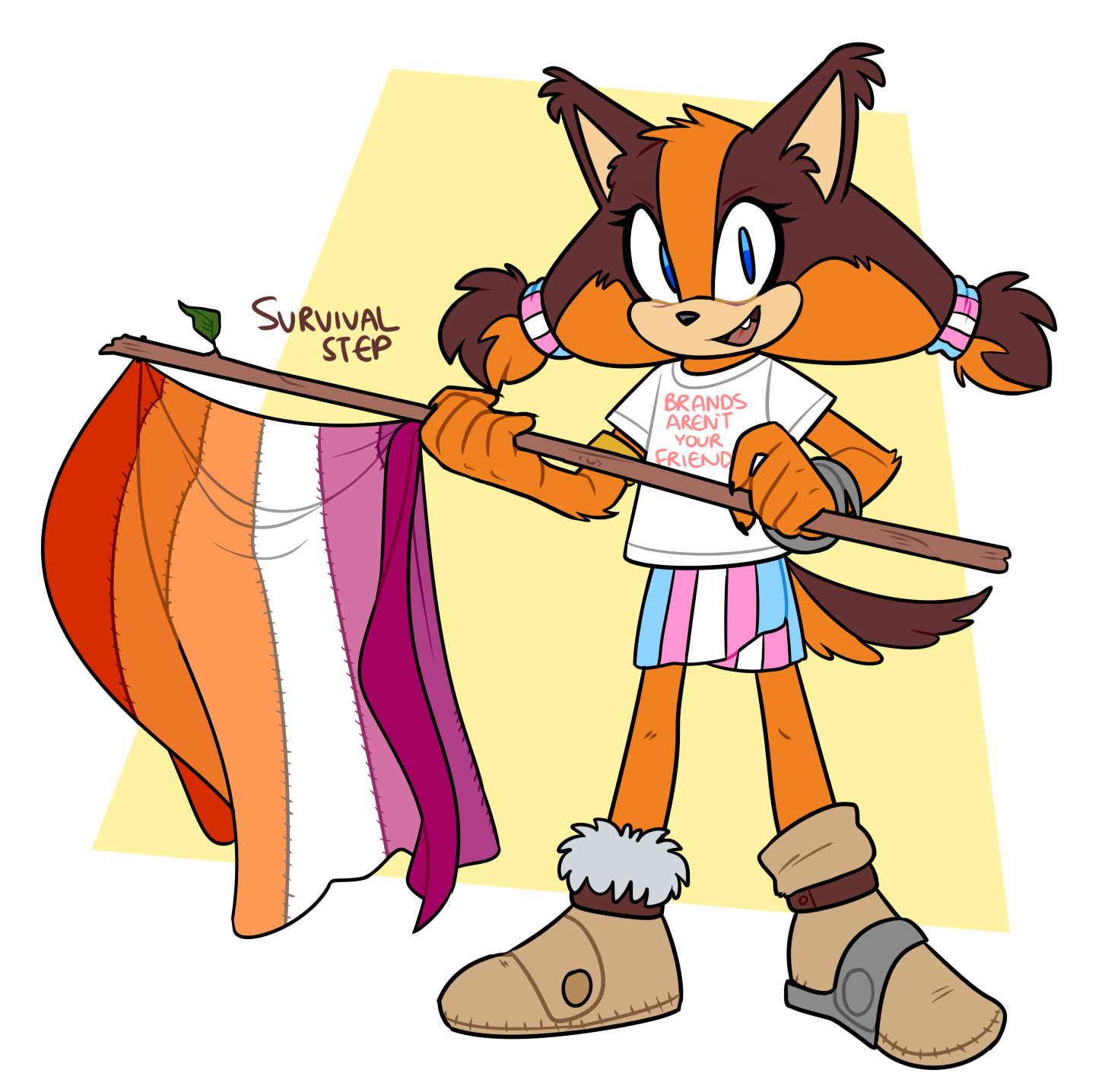 #4414 - safe, artist:survivalstep, sticks the badger, abstract background, badger, bracelet ...