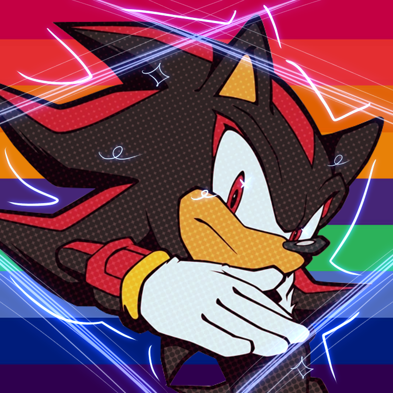 #14766 - safe, artist:homophobic-sonic, shadow the hedgehog, acorsexual, acorsexual pride, edit ...