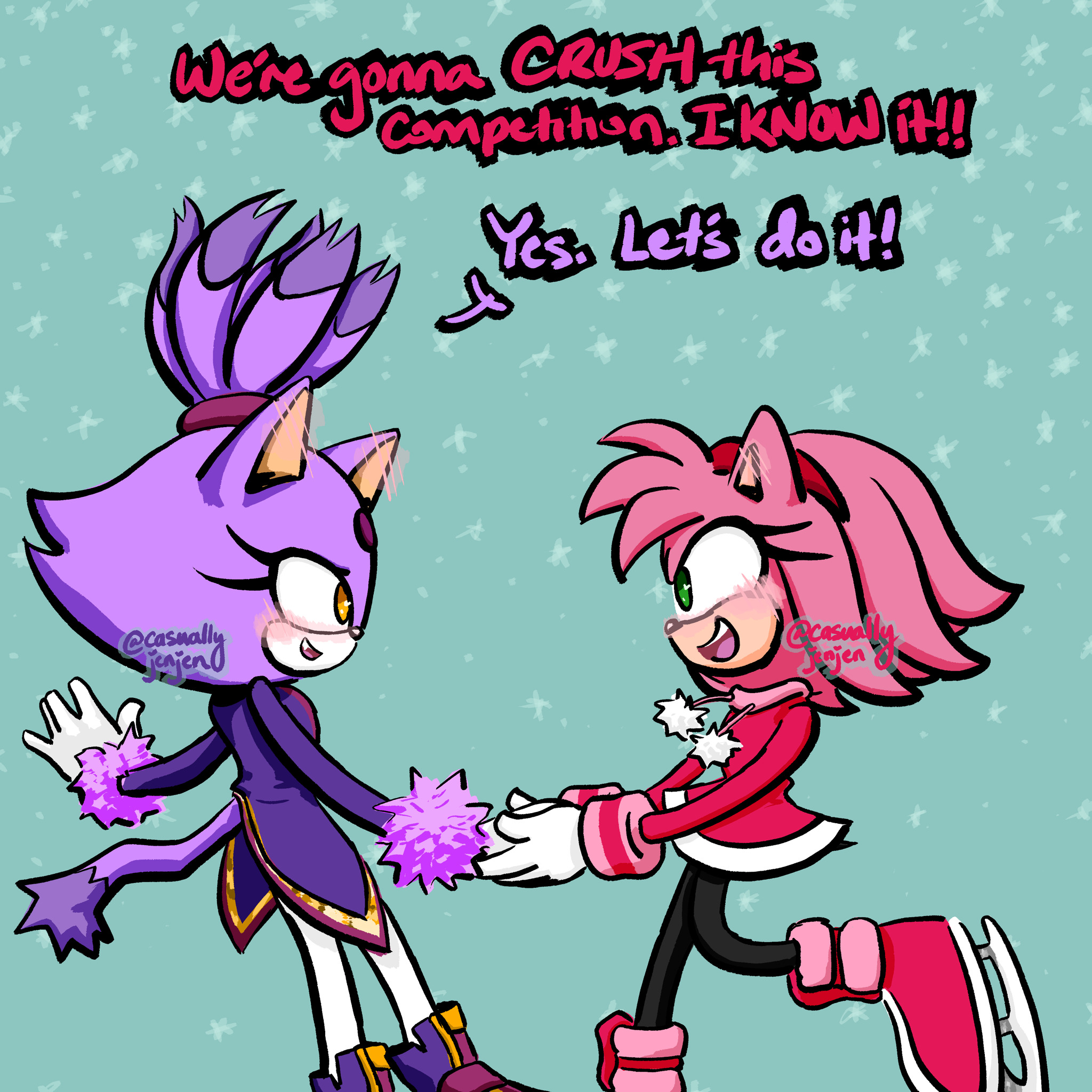 23945 Safe Artistcasuallycontemplating Amy Rose Blaze The Cat Cat Hedgehog 2024 Amy X
