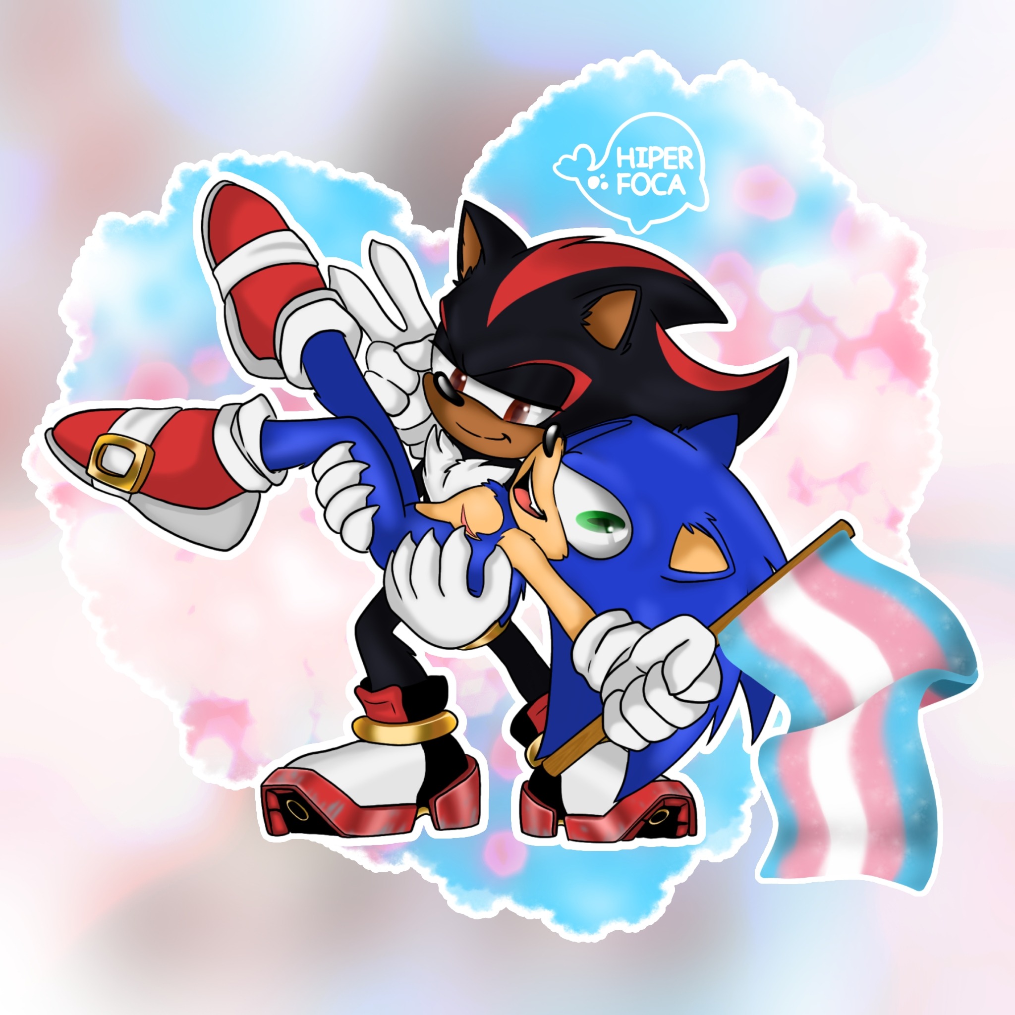 #33937 - safe, artist:hiper_foca, shadow the hedgehog, sonic the hedgehog, 2025, abstract ...