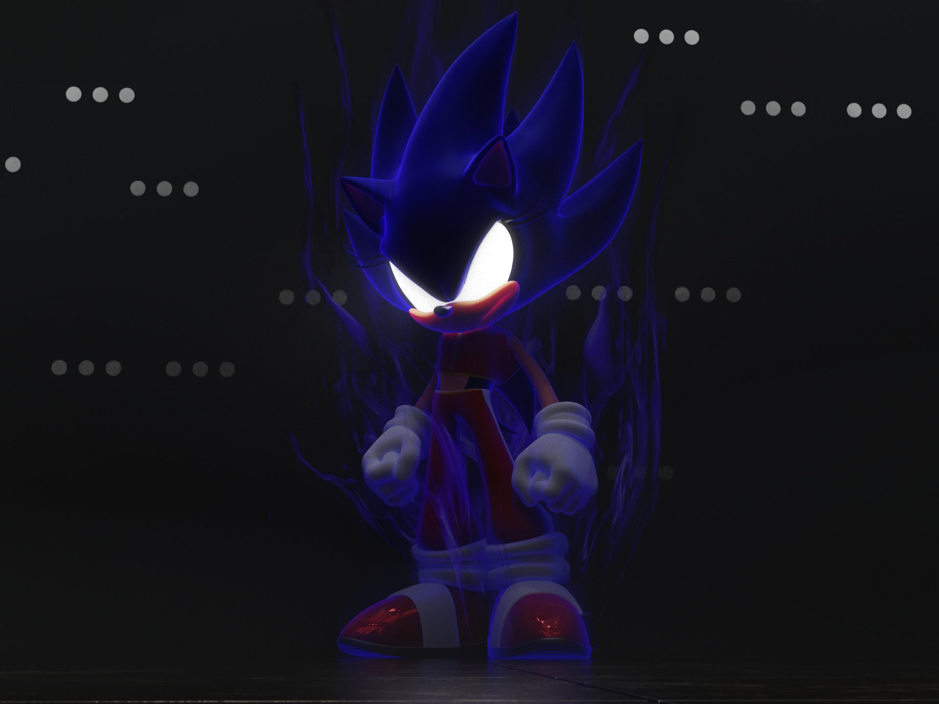 #15150 - safe, artist:ladylunanova, sonic the hedgehog, 3d, abstract background, dark form, dark ...