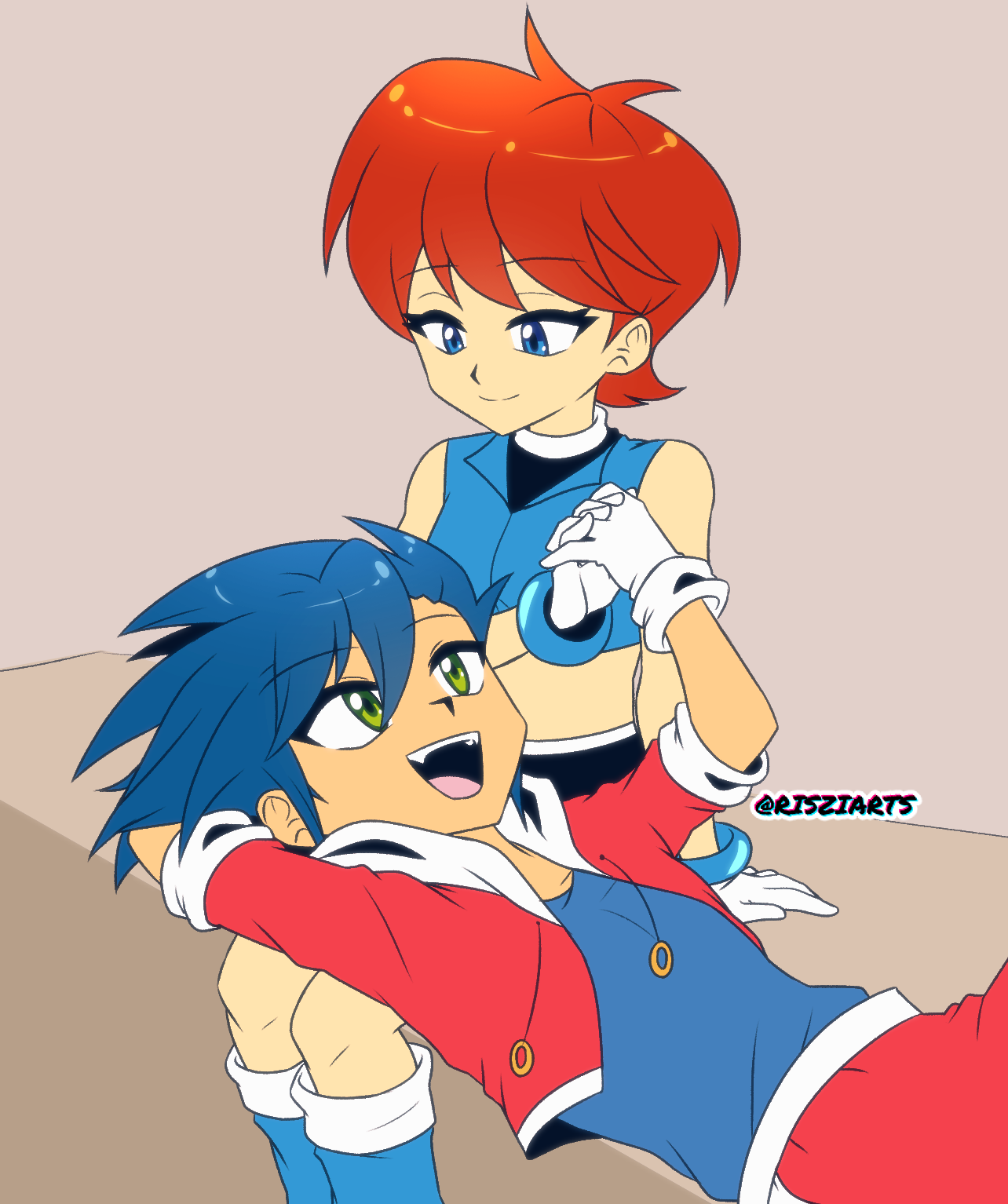 #26736 - safe, artist:artsriszi, artist:risziarts, sally acorn, sonic the hedgehog, human ...