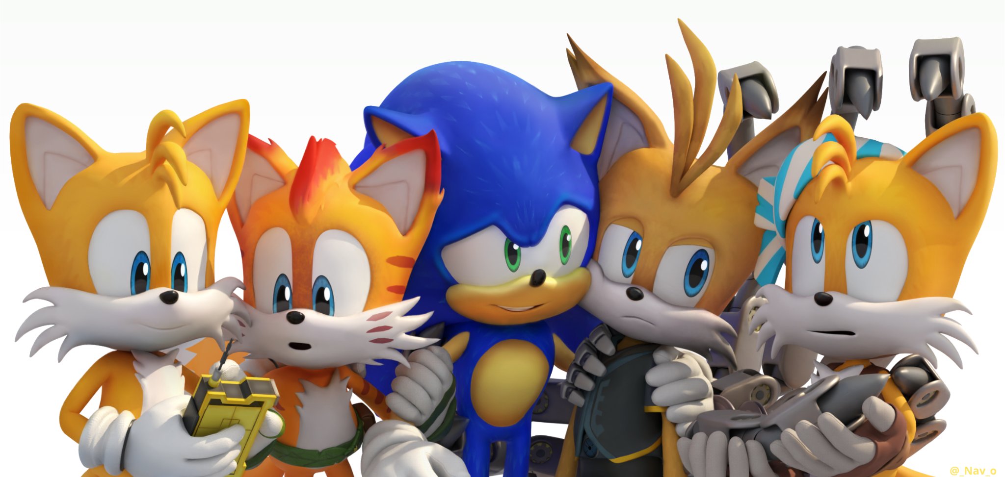 #37222 - safe, artist:navarritoart, mangey, miles "tails" prower, nine, sails, sonic the ...